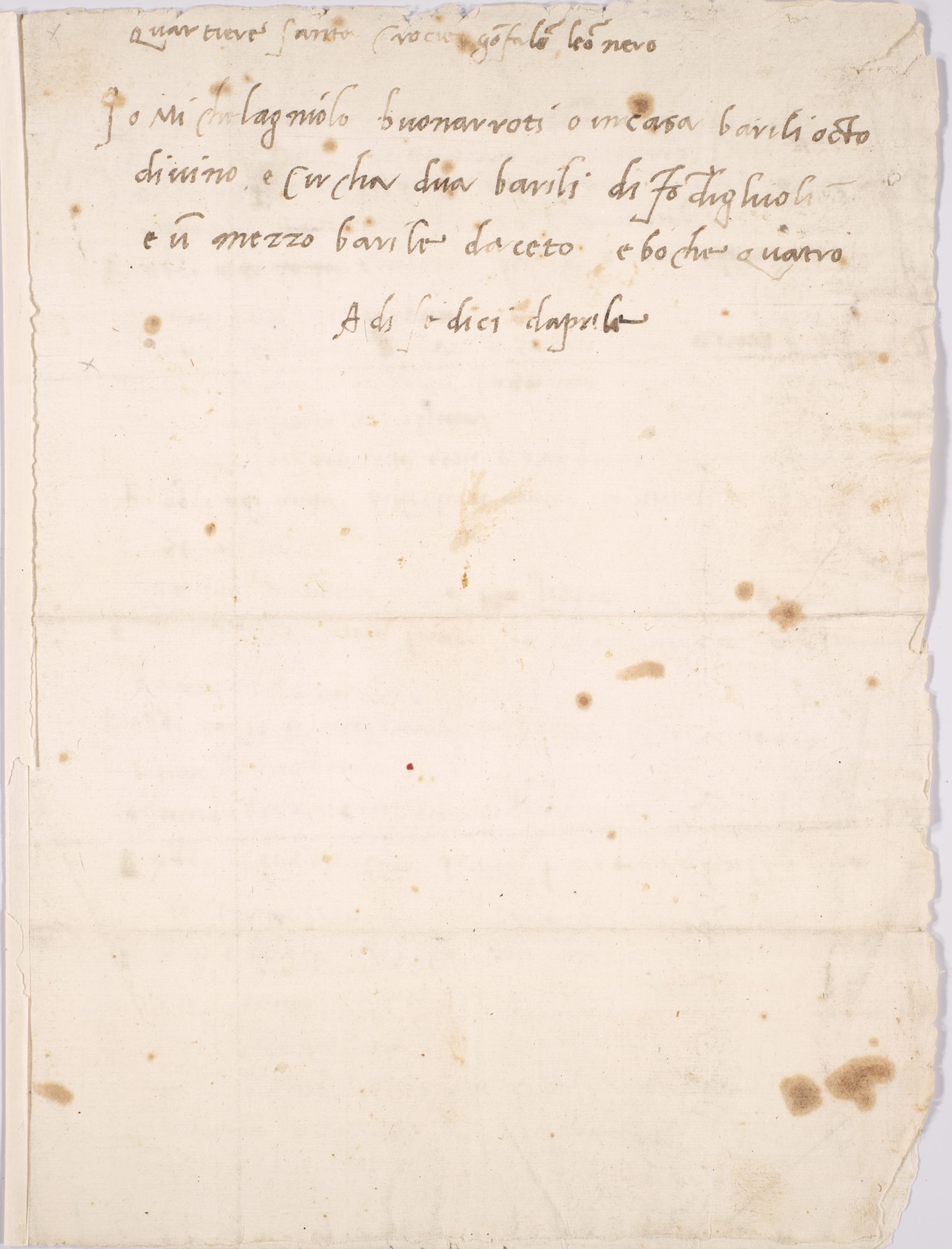 Michelangelo Buonarroti - WashU Libraries