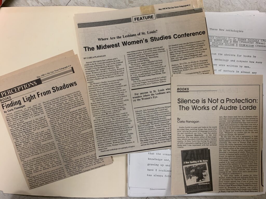 LGBTQ History Month Spotlight: Martha Ficklen Papers - WashU Libraries